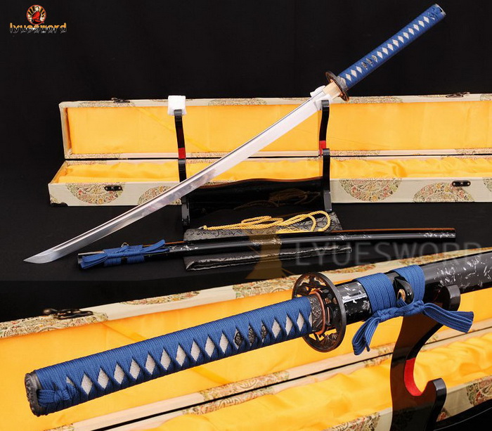 Unsharpened Practice Training Katana Iaido Iaito Sword DH 1060 Carbon ...