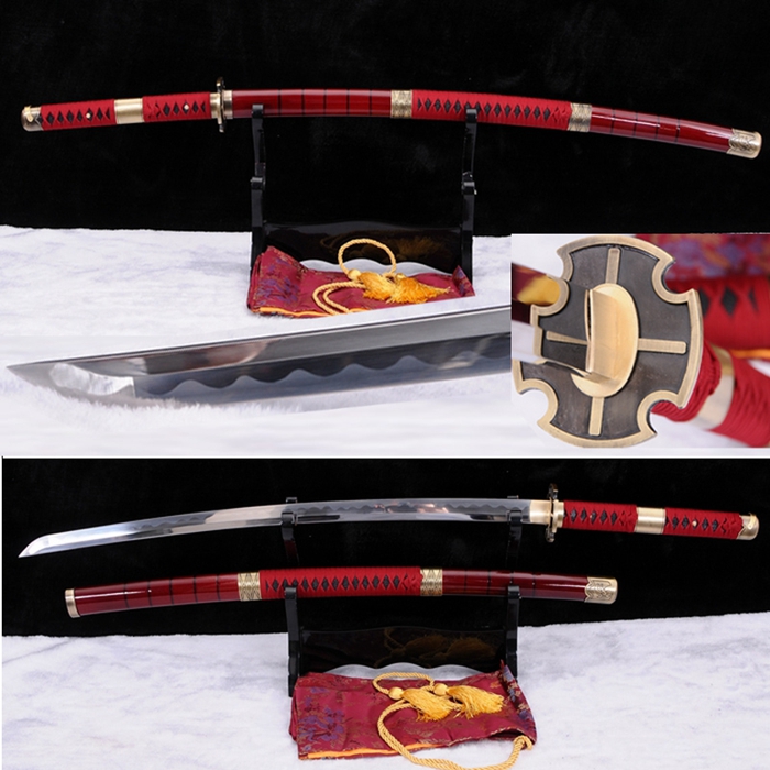 Hand Forge Full Tang Blade Sandai Kitetsu in One Piece Roronoa Zoro ...