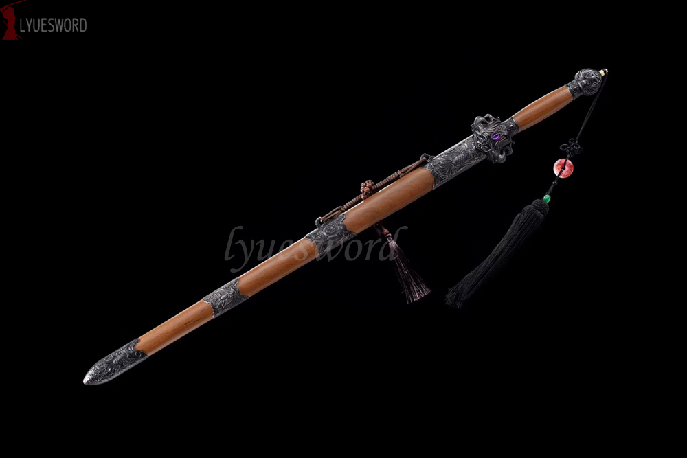 Handmade Chinese Battle Ready Sword Martial Arts Jian Folded Steel Very ...