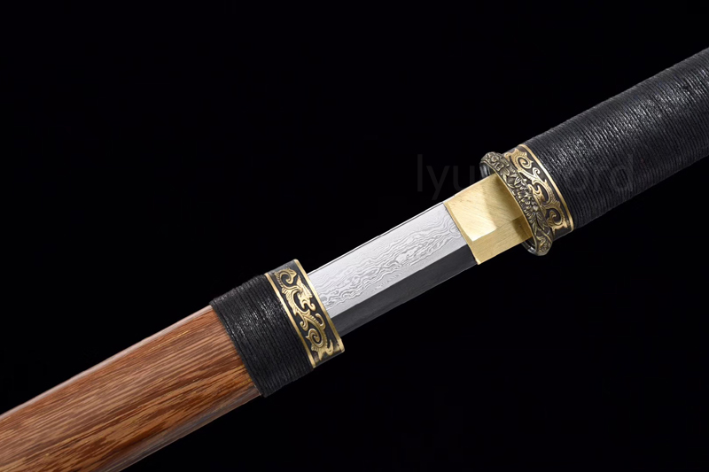 Tang Dynasty Dao Folded Steel Chinese Sword Full Tang Sharp Blade ...