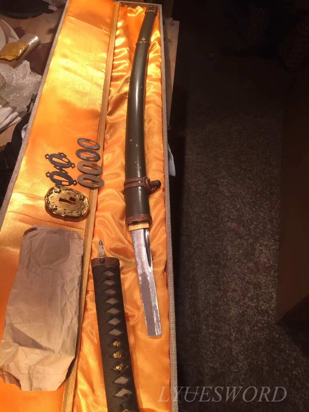 New Coming Swords Handmade Officer's Katana Shin Gunto Japanese Samurai ...